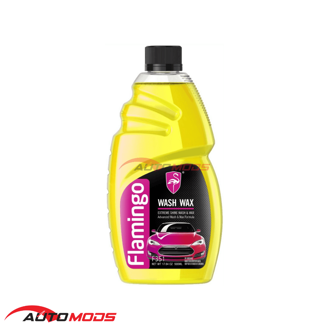 FLAMINGO CAR WASH WAX SHAMPOO 500ML – Auto Mods